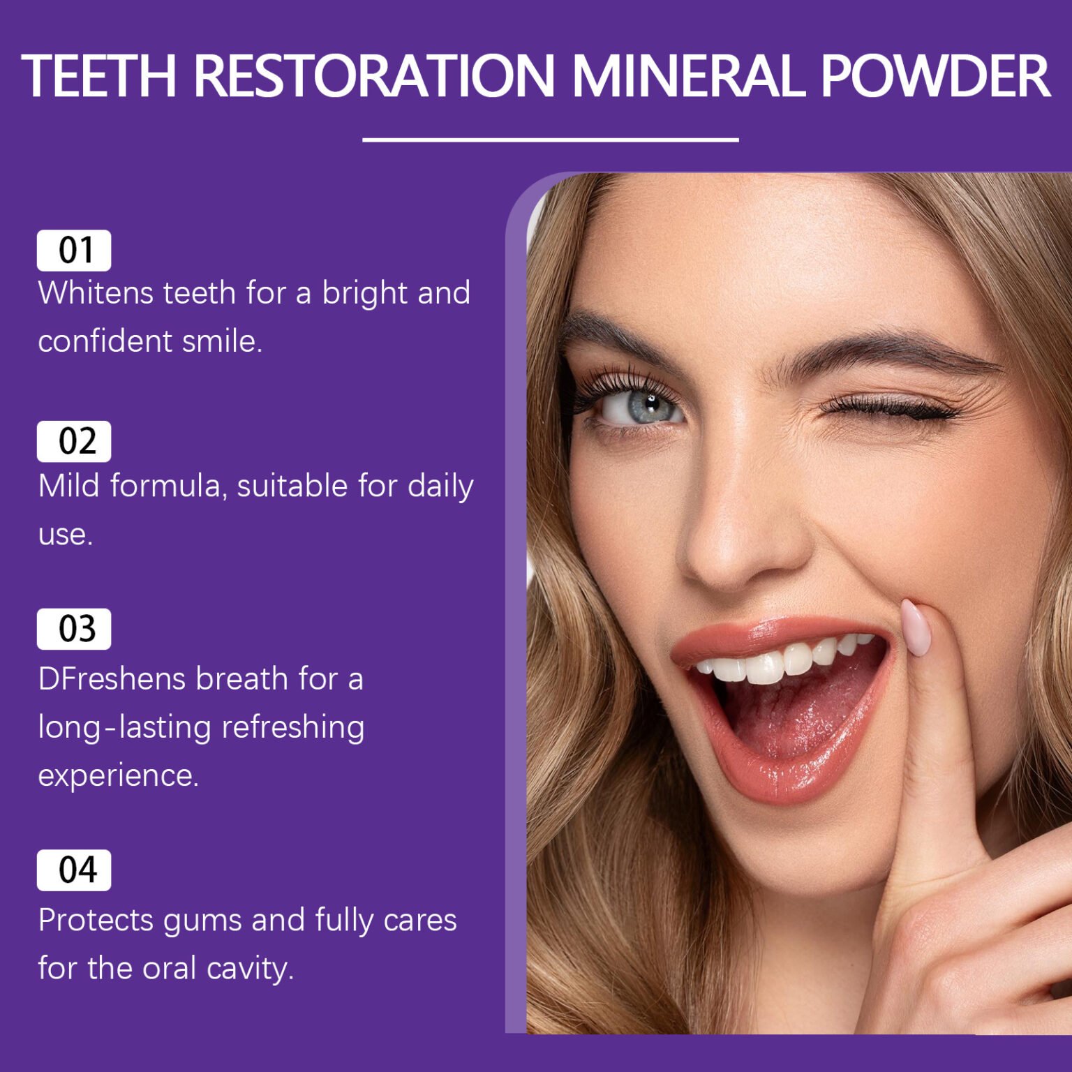Oralhoe TeethRestoration Mineral Powder - Banlight
