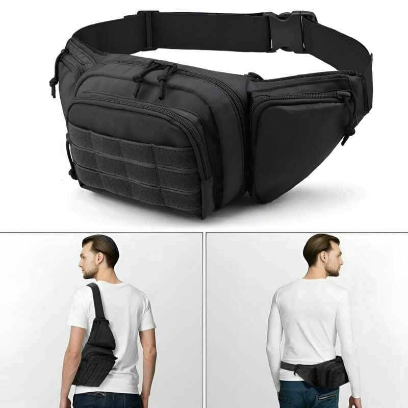 Tactical Fanny Pack - Concealed Carry Gun Holster & EDC Waist Bag ...
